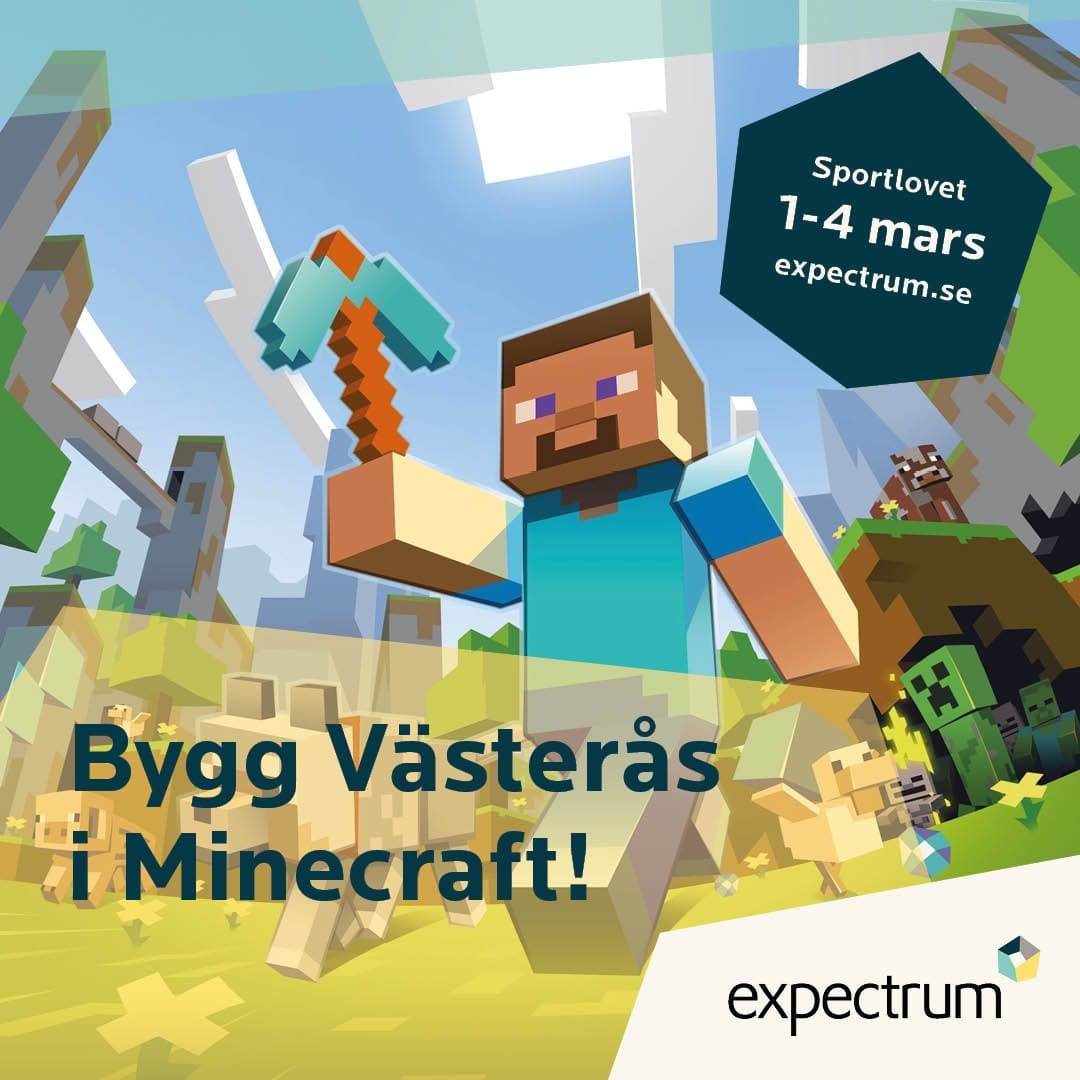 Bygg Västerås i Minecraft med Expectrum | Mimer